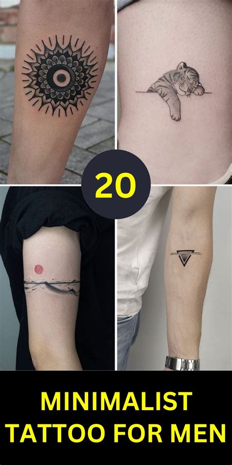 Minimalist Tattoo Ideas For Men 20 Stylish Designs For Those Who