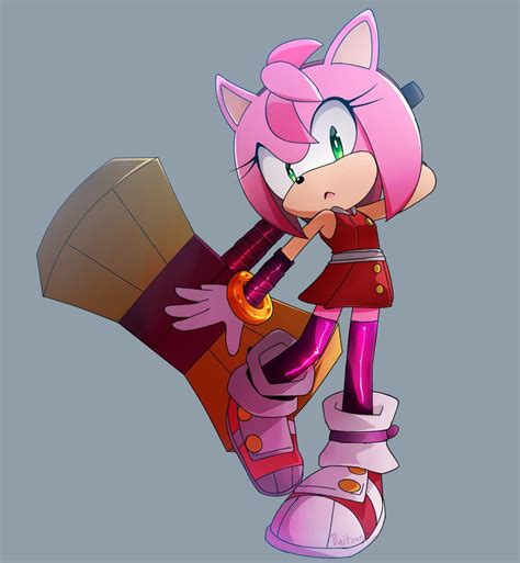 Amy Sonic Boom By Baitong9194 Boom Amy Rose Fanart Amy Rose Sonic