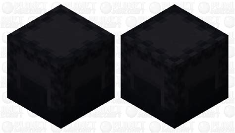 Standard Black Shulker Box Texture In 2x Resolution Base Minecraft Mob Skin