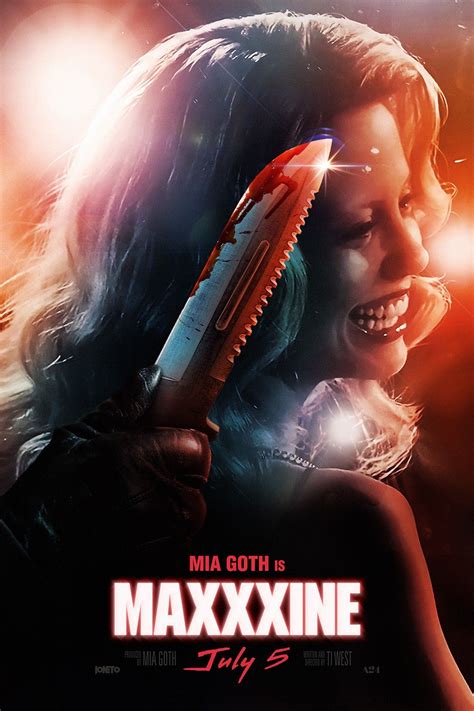 Maxxxine 2024 Poster Design By Joneto Horror Movies Alternative