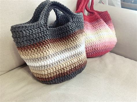 Eng ② 코바늘 가방 뜨기 그라데이션 가방 겨울가방 Crochet Winter Bag