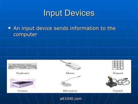 Input Output Devices PPT