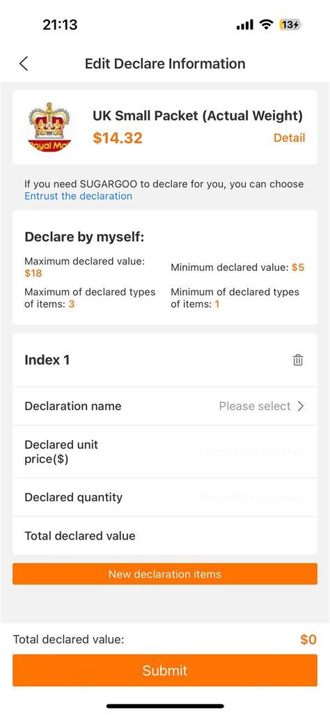 What Does Declared Quantity Mean Im Shipping A Pair Of Shorts An A Tee R Sugargoo