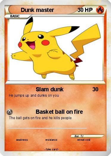 Pokémon Dunk Master Slam Dunk My Pokemon Card