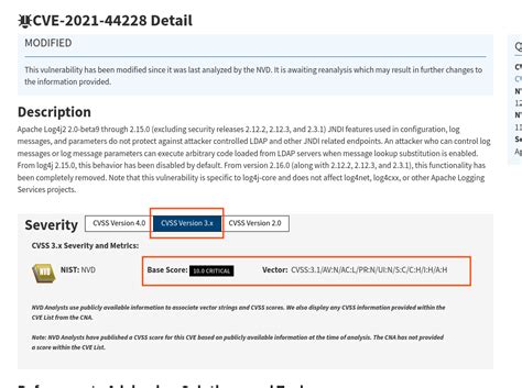 Nist Nvdのcvss Scoreがversion 40デフォルトに。スコアの確認時に注意。 Sios Security Blog