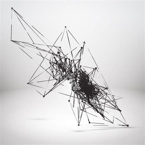 Abstract Geometric Polygonal Shape Technology Vector Science