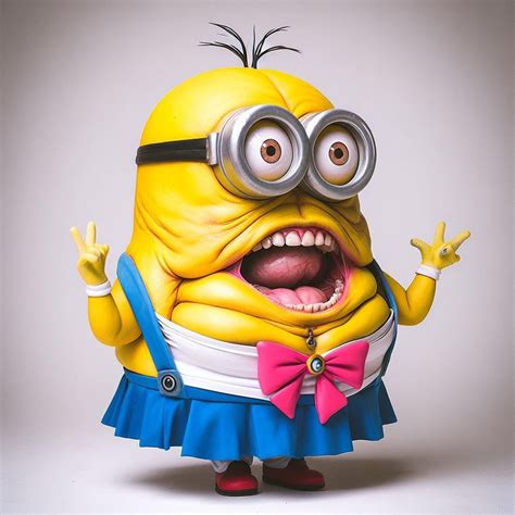 Pikachu Dressed As Homer Simpson Dressed As Spongebob Dressed As Minion