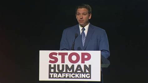 Desantis Says Florida Will Use Every Resource To End Human