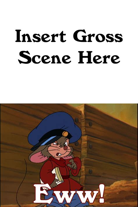 Fievel Gets Grossed Out By Blank By Ianandart Back Up 3 On Deviantart