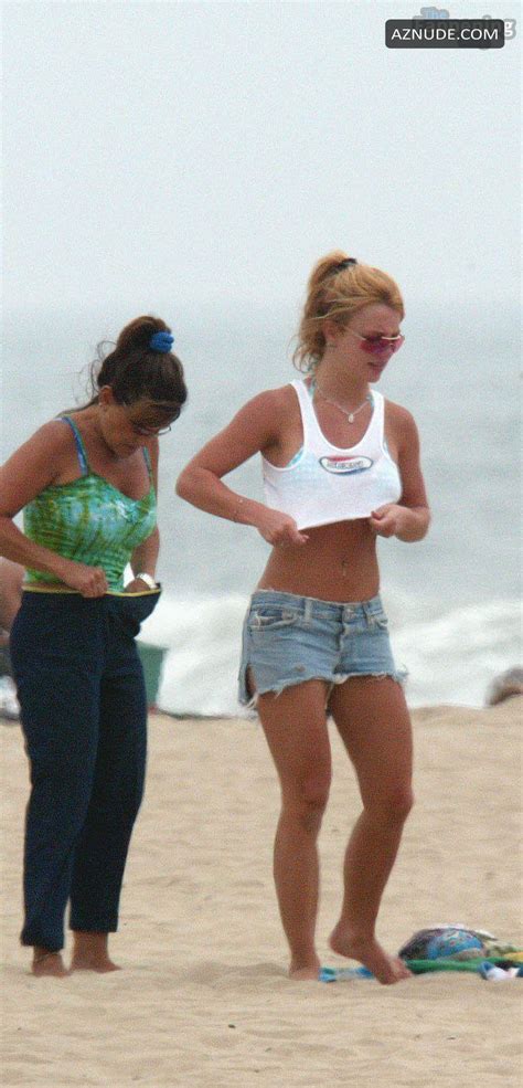 Britney Spears Rocks Sexy Braless Look In Venice Beach Aznude