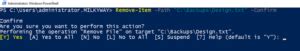 Powershell Delete File If Exists
