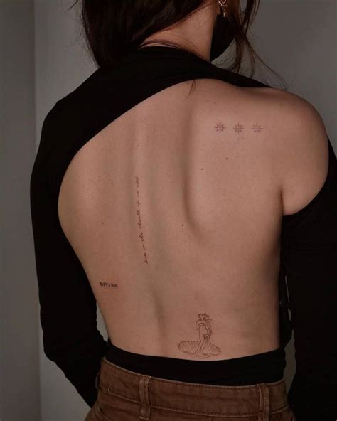 Line Spine Tattoos Innovative Single Line Spine Tattoo Ideas