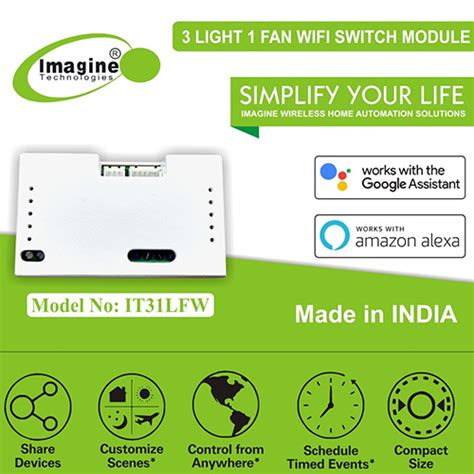 3 Light 1 Fan Wifi Switch Module At 1800 00 Inr In Ahmedabad Imagine