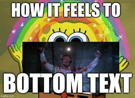 Spongebob Meme Template Rainbow