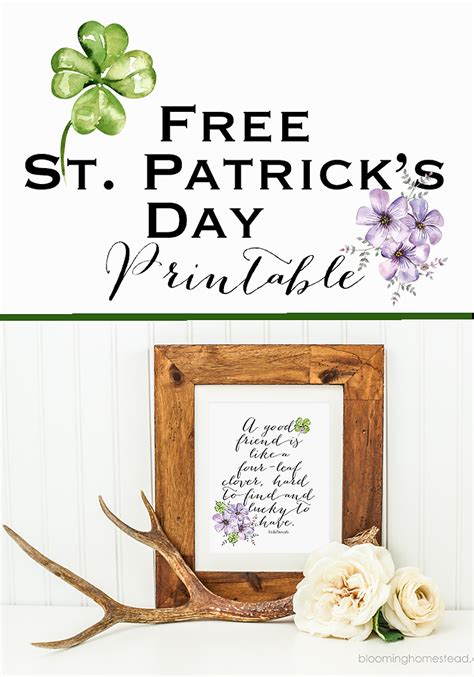 St Patricks Day Printable Decor
