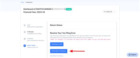 How To Fix The Name Mismatch Error During Tax Filing On MyITreturn Portal MyITreturn Help Center