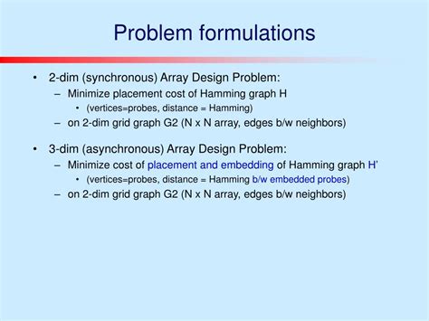 Ppt Border Length Minimization In Dna Array Design Powerpoint Presentation Id807475