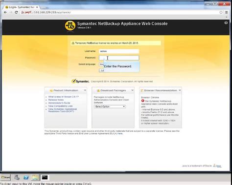 Netbackup 5330 Appliance Initial Configuration Using The Web Ui Youtube