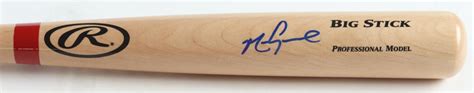 Mark Grace Signed Rawlings Pro Baseball Bat Jsa Pristine Auction