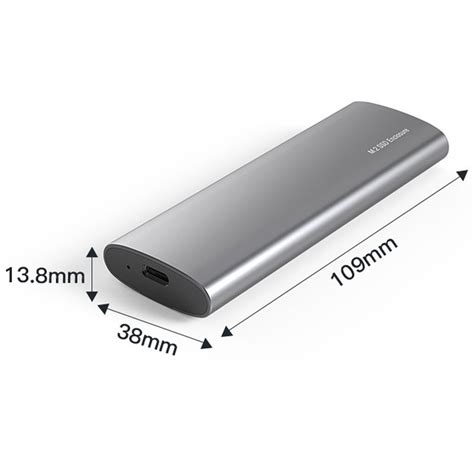 Blueendless 2809 General Dual Protocol Wiring C A M 2 Mobile Hard Disk Case SSD External Solid