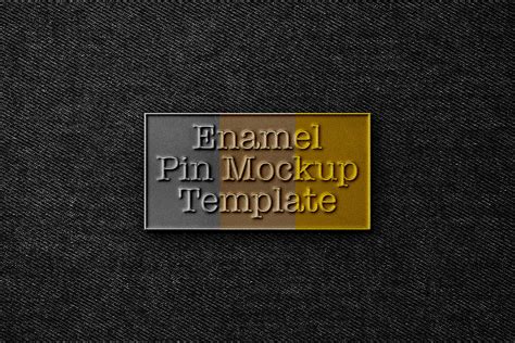 Download Enamel Pin Mockup