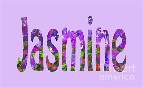 Bubble Letters Names Jasmine