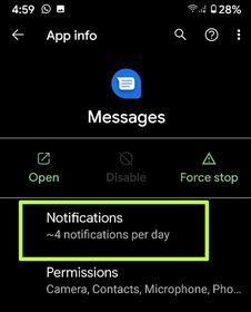 How To Turn Off Message Notifications On Android Phone