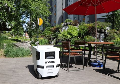로보티즈 자율주행 로봇 상용화단지내 배송 서비스 운영
