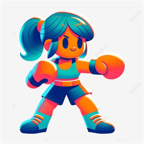 소녀 권투 만화 일러스트 레이 션 소녀 여자애 복싱 Png 일러스트 및 이미지 에 대한 무료 다운로드 Pngtree