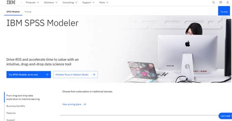Ibm Spss Modeler Ibm Spss Modeler Provides Predictive Analytics To