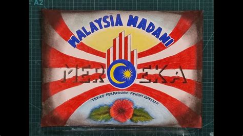 Poster Merdeka Malaysia Madani 2023 Vintage Style Youtube
