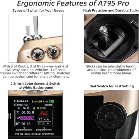 Radiolink At9s Pro 2 4ghz 12ch Rc Drone Remote With R9ds Receiver At9s Pro Flight Controller At