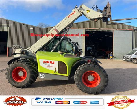 Pdf Claas 6030 Scorpion Telehandler Parts Manual Heavy Equipment Manual