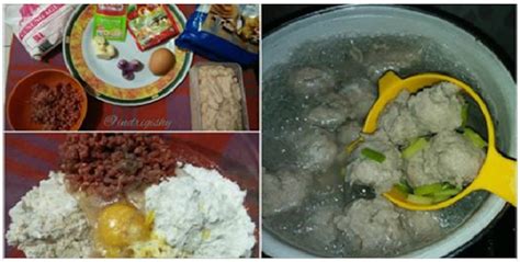 Resep Membuat Bakso Ayam Sapi Yang Kenyal Empuk Dan Gurih Resep
