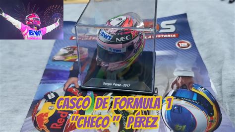 Casco De Formula 1 Checo Pérez Colección Editorial Panini Youtube