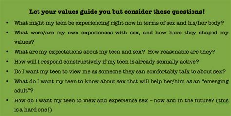 Talking To Your Teen About Sex And Sexuality Doing Your Homework