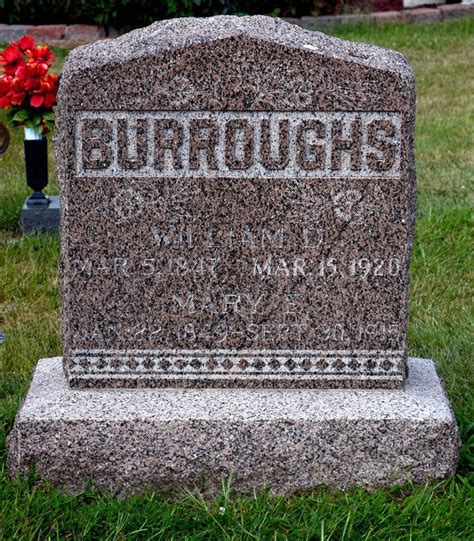 Mary Ellen Hubble Burroughs 1849 1915 Find A Grave Memorial