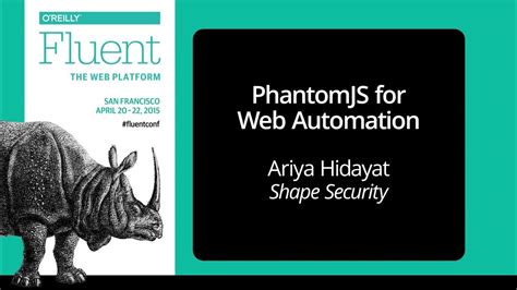 Phantomjs For Web Automation Youtube