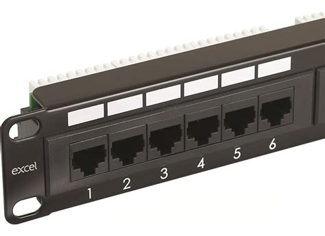 Buy Excel Port Cat E Patch Panel U RJ Through Coupler
