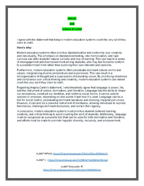 eng101 gdb solution vu360 vu360° official chat whatsapp