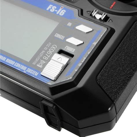 Flysky Fs I6 2 4g 6ch Afhds Remote Control Transmitter With Fs R6b Receiver For Rc Fpv Drone