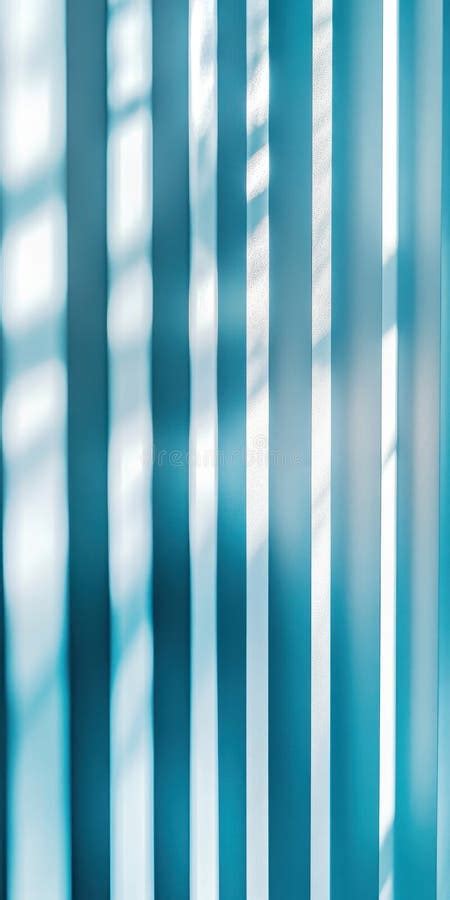 Abstract Blue Vertical Lines With Soft Light And Shadows Creating A