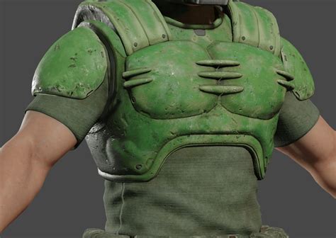 Young Doomslayer Guy Model Wip R Doom