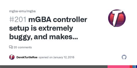 Mgba Controller Setup Is Extremely Buggy And Makes Mgba Crash · Issue 201 · Mgba Emumgba · Github