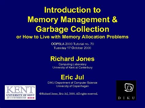 Introduction To Memory Management Garbage Collection Or