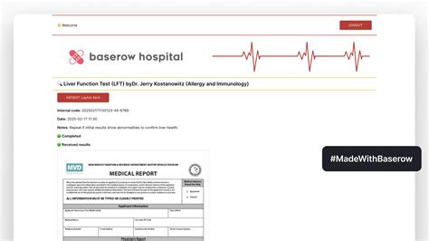 Patient File Using Baserows Application Builder Made With Baserow
