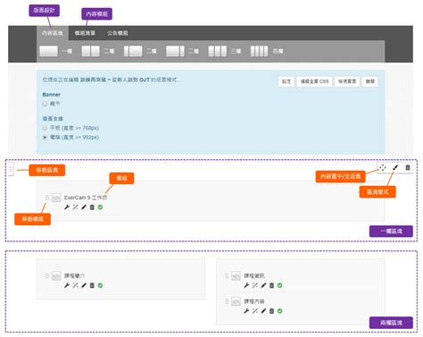 版面的結構說明 集智學習科技官方網站