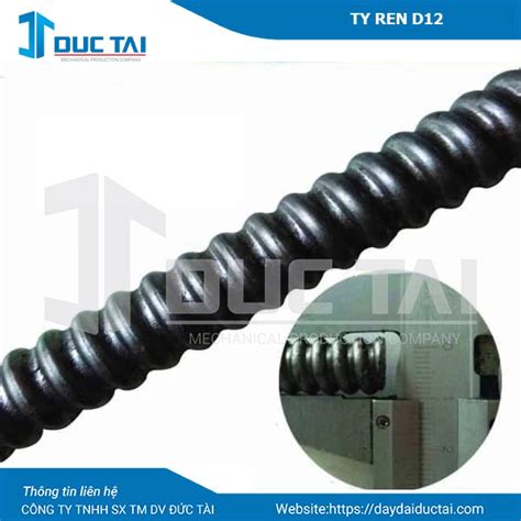 Ty Ren D12 Bước Ren 4 25 Chất Lượng Gia Công Kích Thướt Miễn Phí