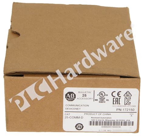 PLC Hardware Allen Bradley COMM D PowerFlex DeviceNet Comm Adapter