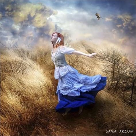 عکس های دختر در طبیعت از پشت برای پروفایل